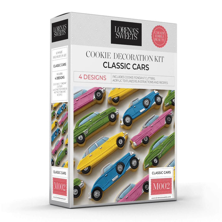 Classic Cars Cookie Decorating Kit | Lorena's Sweets