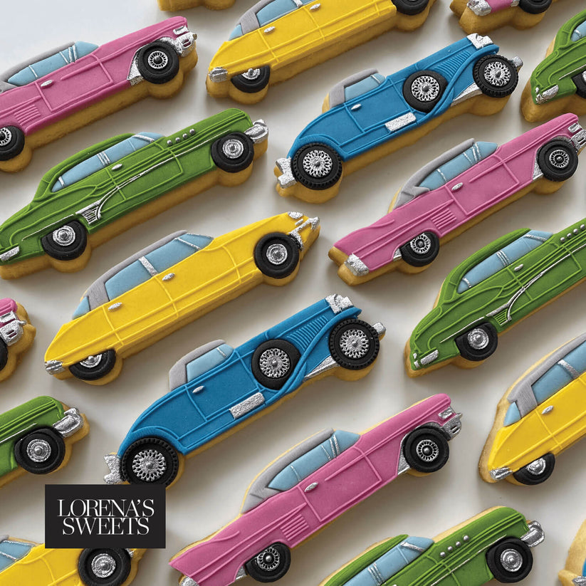 Classic Cars Cookie Decorating Kit | Lorena's Sweets