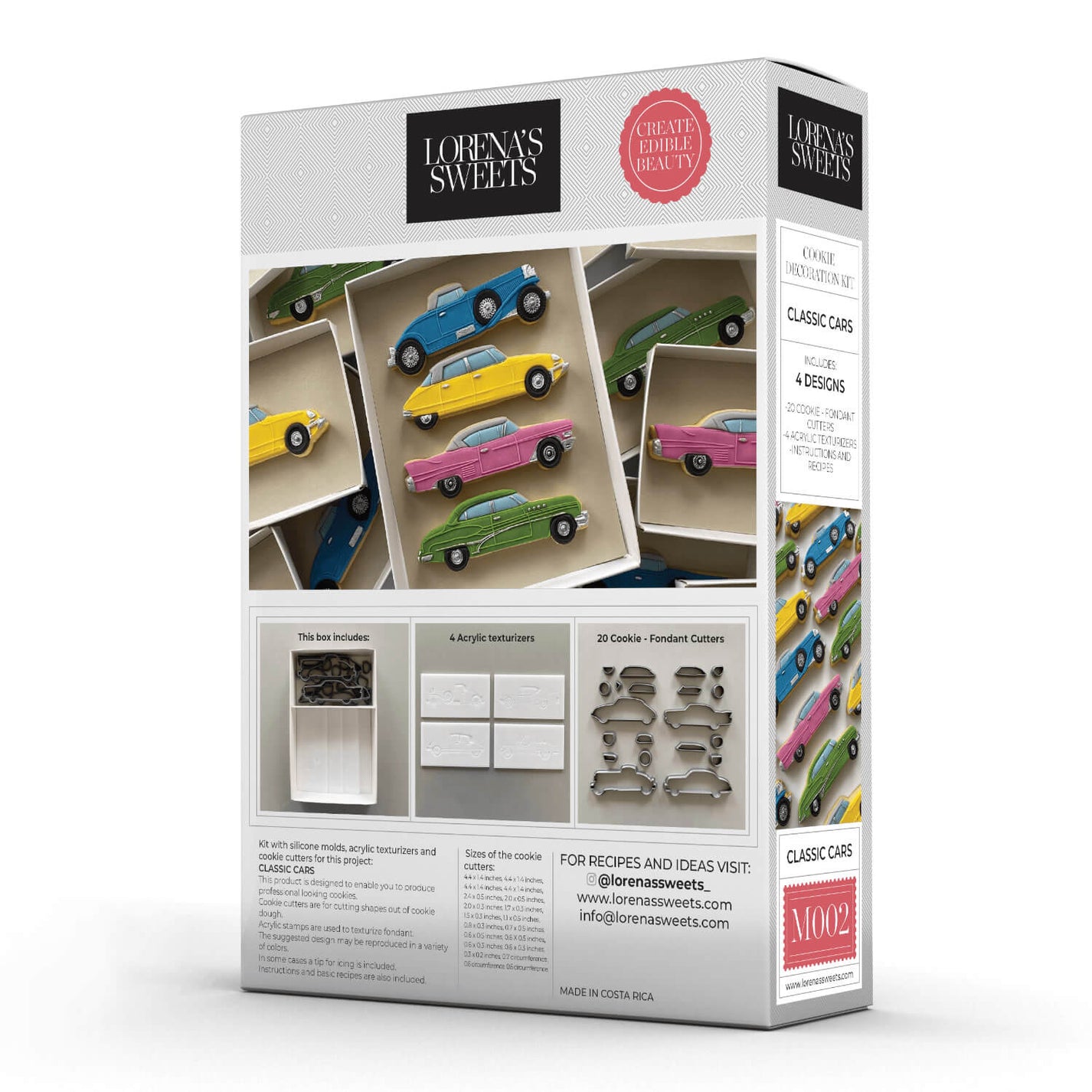 Classic Cars Cookie Decorating Kit | Lorena's Sweets