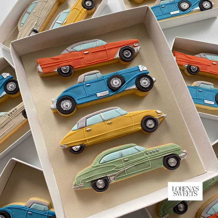Classic Cars Cookie Decorating Kit | Lorena's Sweets