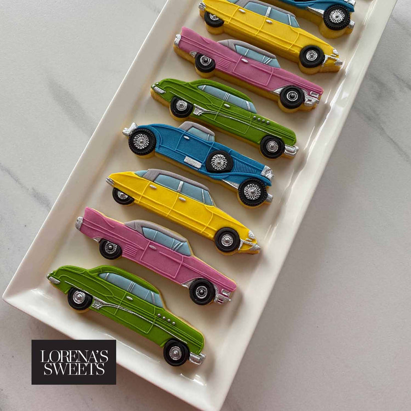 Classic Cars Cookie Decorating Kit | Lorena's Sweets