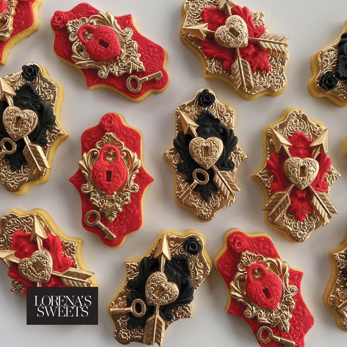 Lorena's Sweets Heart Lock Assortment - Unlock Your Baking Passion