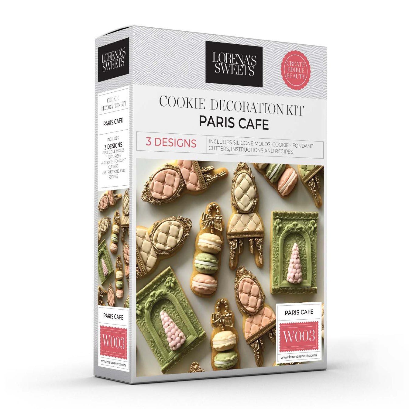 Paris Café Cookie Decorating Kit | Lorena's Sweets