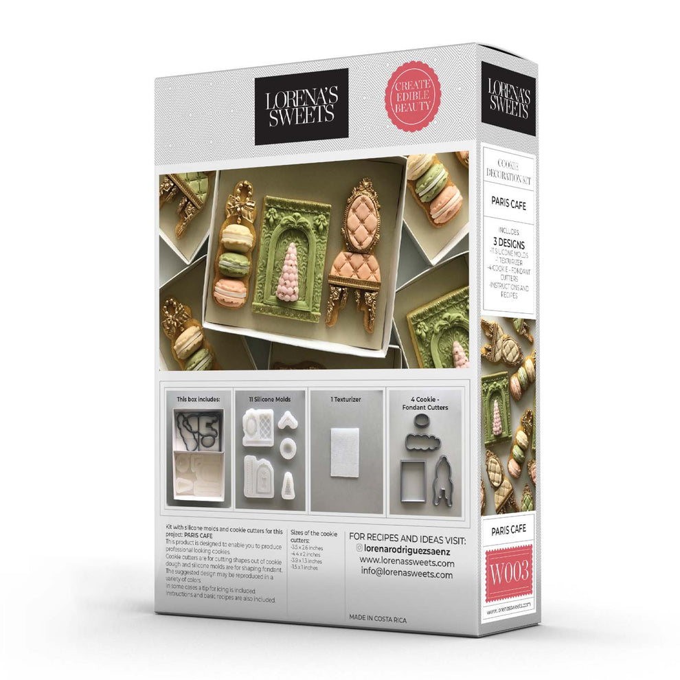 Paris Café Cookie Decorating Kit | Lorena's Sweets