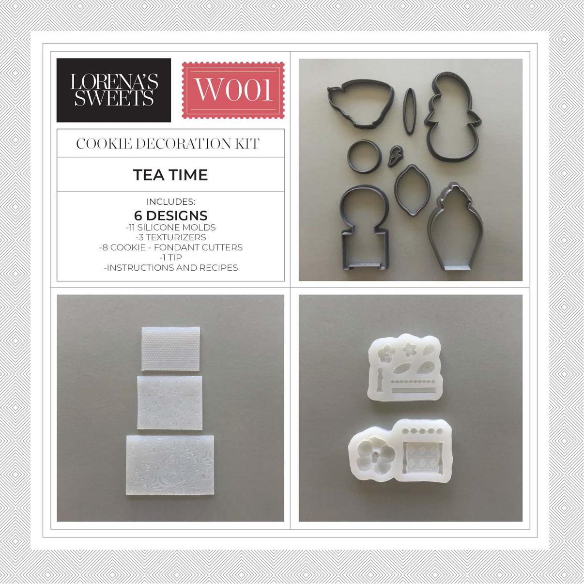 Tea Time Assortment Cookie Kit | Lorena's Sweets